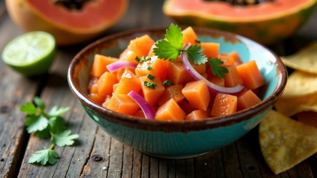 Tropische Papaya-Salsa [CreaTable] – Rezept für Anfänger und Chefkoch ...