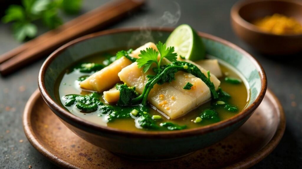 Watramama – Eintopf mit Wasserspinat und Fisch [CreaTable] – Rezept für ...