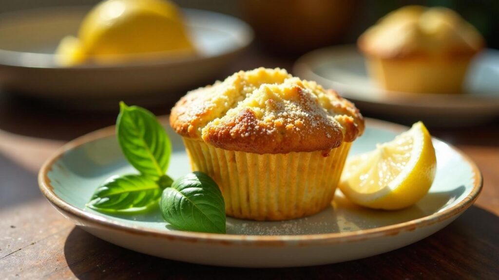 Zitronen-Basilikum-Muffin-Tops [CreaTable] – Rezept für Anfänger und ...
